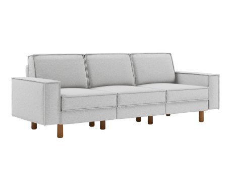 Atelier del Sofa Sofa sa 3 sedišta Sparrow Extra 3 Pebble Walnut