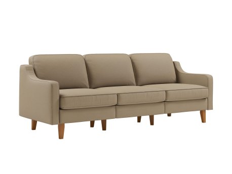 Atelier del Sofa Sofa sa 3 sedišta Robin Extra 3 Beach Walnut