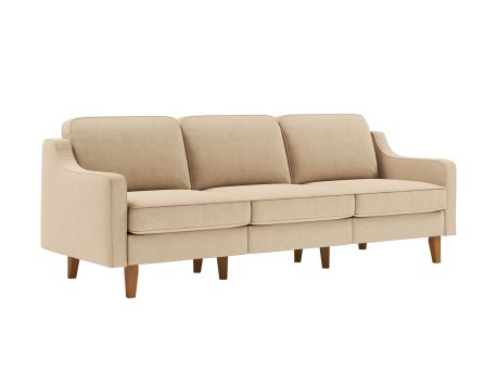 Atelier del Sofa Sofa sa 3 sedišta Robin Extra 3 Sand Walnut