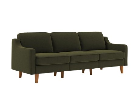 Atelier del Sofa Sofa sa 3 sedišta Robin Extra 3 Oil Green Walnut