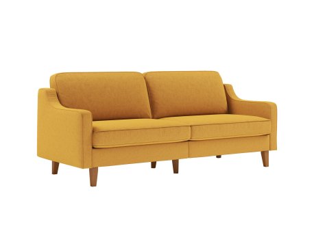 Atelier del Sofa Sofa sa 3 sedišta Robin 3 Mustard Walnut