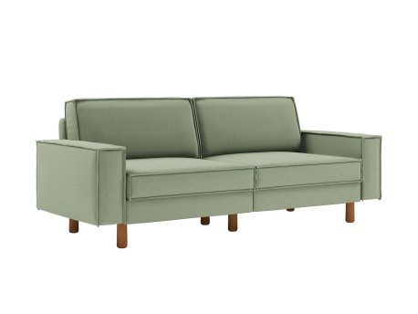 Atelier del Sofa Sofa sa 3 sedišta Sparrow 3 Sea Green Walnut