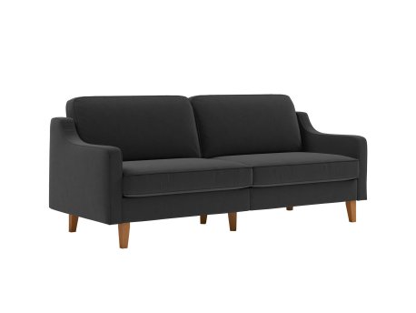 Atelier del Sofa Sofa sa 3 sedišta Robin 3 Night Grey Walnut