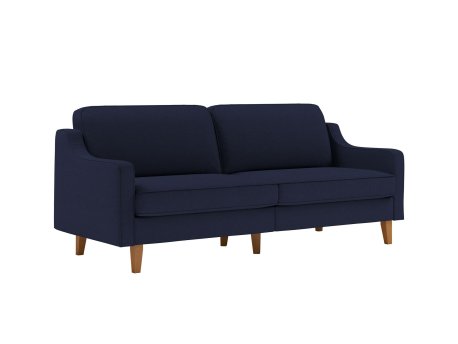 Atelier del Sofa Sofa sa 3 sedišta Robin 3 Night Blue Walnut