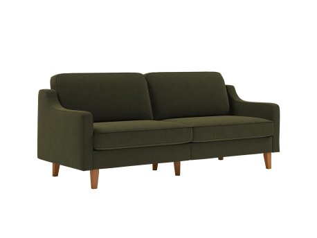 Atelier del Sofa Sofa sa 3 sedišta Robin 3 Oil Green Walnut