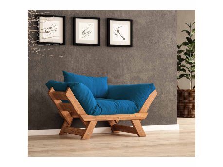 HANAH HOME Garden 1-Seat Sofa Bluıe CPT8156 140