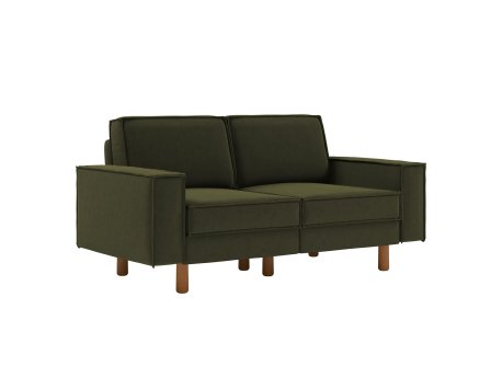 Atelier del Sofa 2-Seat Sofa Sparrow 2 Oil Green Walnut