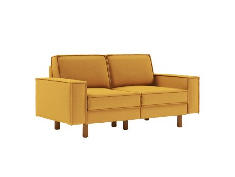 Atelier del Sofa 2-Seat Sofa Sparrow 2 Mustard Walnut