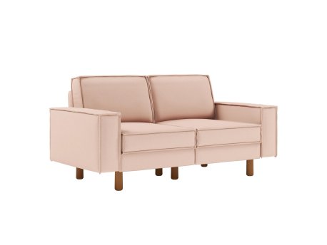 Atelier del Sofa 2-Seat Sofa Sparrow 2 Salmon Walnut