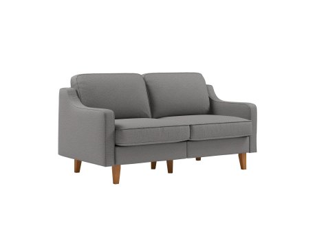 Atelier del Sofa 2-Seat Sofa Robin 2 Obsidian Walnut