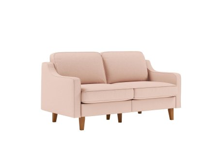 Atelier del Sofa 2-Seat Sofa Robin 2 Salmon Walnut