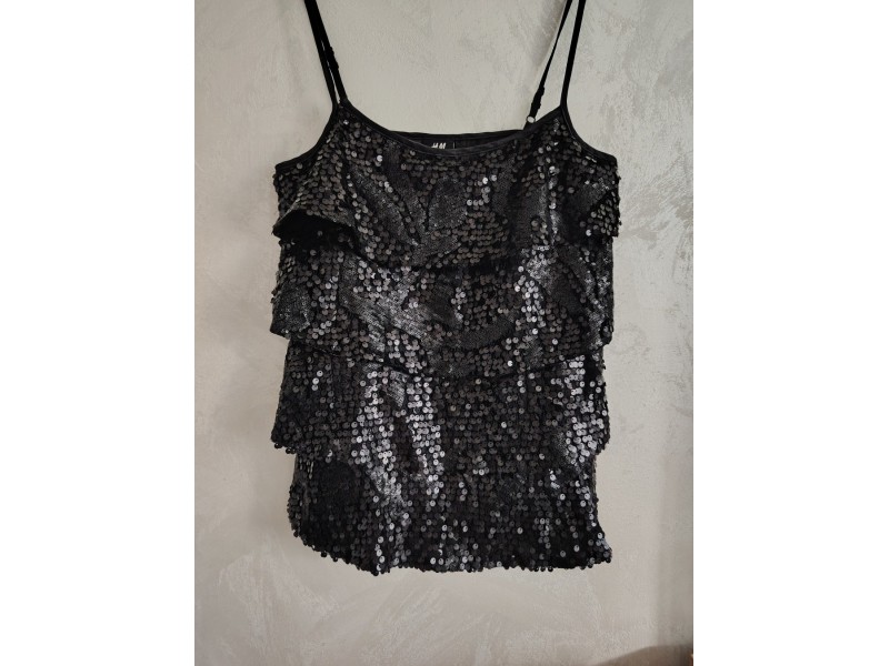 H&M bluza od sljokica vel 38