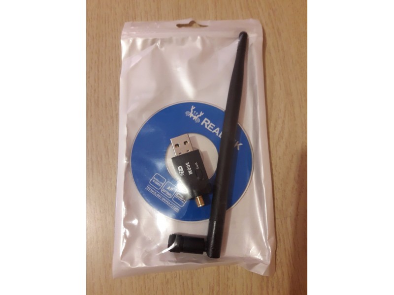 WiFi adapter usb - Antena 300mbps - NOVO
