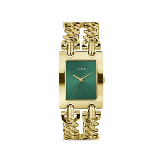 GUESS GW0740L2 ženski sat Mod Heavy Metal pravougaono kućište Emerald Green Dial 28mm