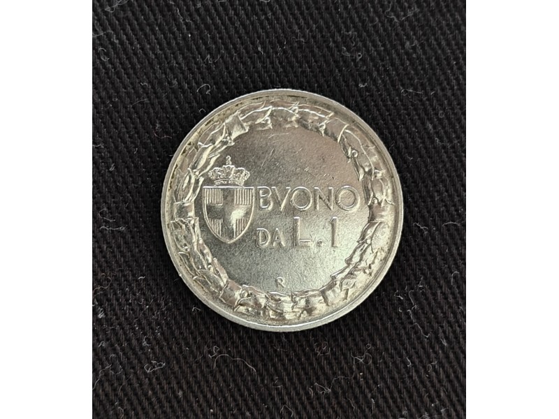 Italija - 1 lira 1922 AUNC