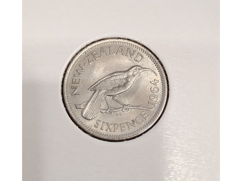 Novi Zeland - 6 pence 1964 UNC