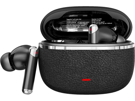 Slušalice bluetooth Moxom MX-TW77 ANC+ENC crne