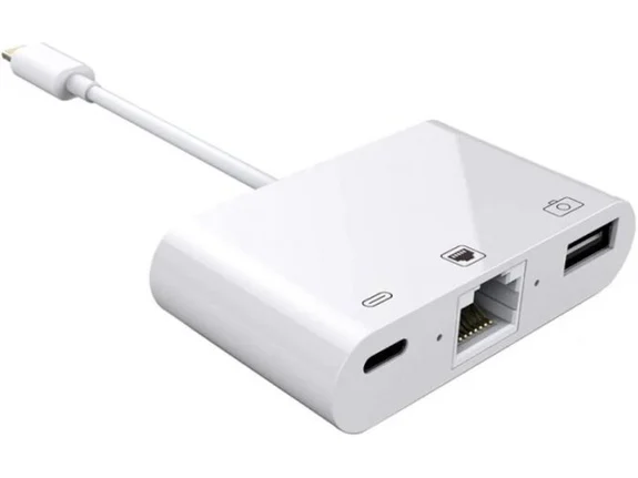 Lightning na Gb LAN 3u1 kamera adapter