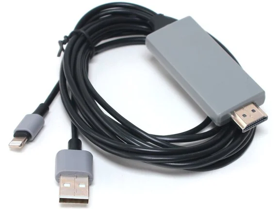 Kabl Lightning HDTV crni 2m