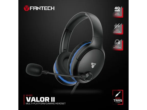 Slušalice Gaming Fantech MH89 Valor II crne