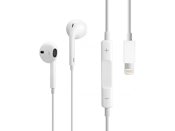 Slušalice sa adapterom za punjenje JH 201 za iPhone lightning bele
