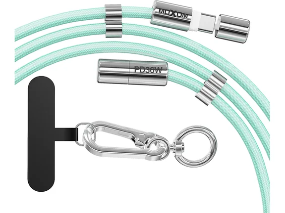 USB data kabal Moxom MX-CB313 Type-C to Lightning strap plavi