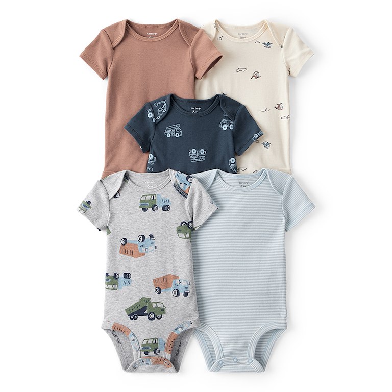 Carter's bodi za bebe dečake - set od 5 kom. BZ251T921710