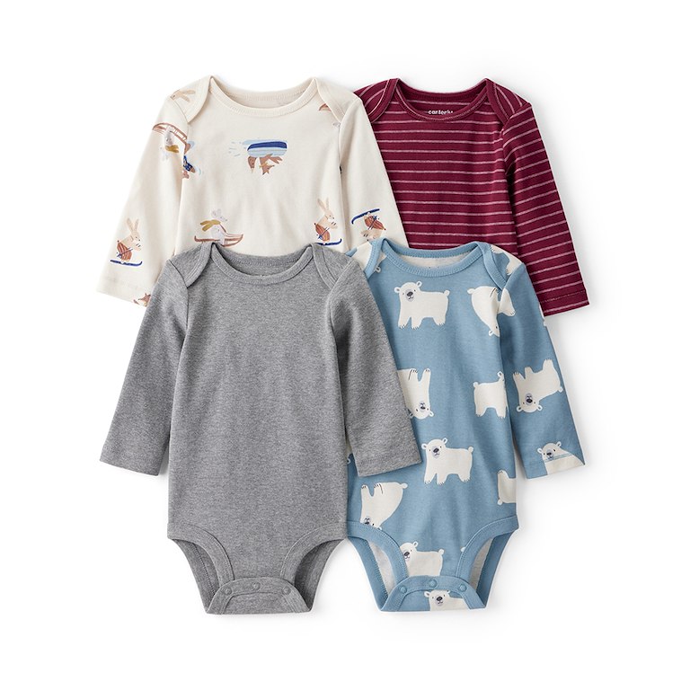 Carter's bodi za bebe dečake - set od 4 kom. BZ251T583210
