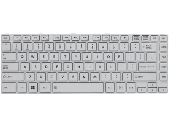 Tastatura za laptop Toshiba Satellite L800/L805/L830/L840/L845/C800/C800D bela