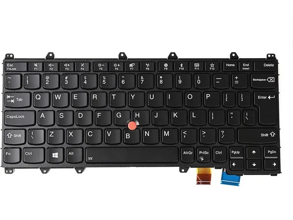 Tastatura za laptop Lenovo ThinkPad X380 Yoga crni frejm veliki enter