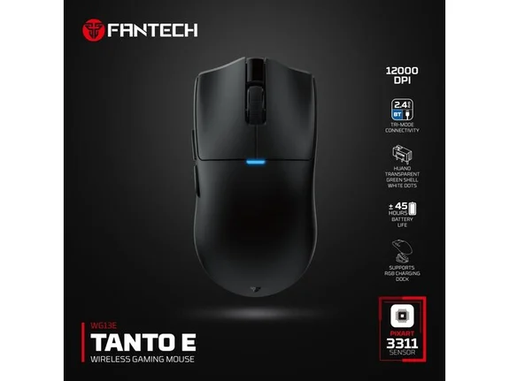 Miš Wireless Gaming Fantech WG13E Tanto E crni
