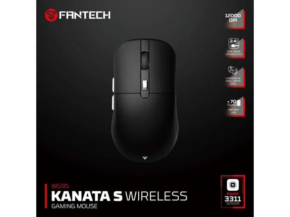 Miš Wireless Gaming Fantech WG9S Kanata S crni