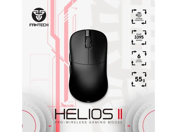 Miš Wireless Gaming Fantech XD3 (V3) 1K Helios II crni