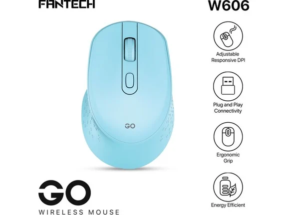 Miš Wireless Fantech W606 GO plavi