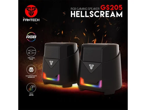 Laptop zvucnici Fantech GS205 Hellscream crni RGB