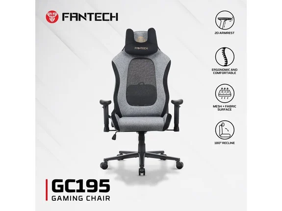 Stolica Gaming Fantech GC195 siva