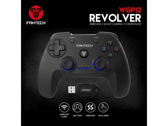 Joypad wireless Fantech WGP12 Revolver crni