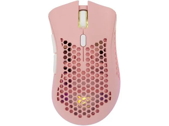 White Shark MIS WGM 5012 LIONEL, Whireless Mouse Pink RGB / 10000 dpi