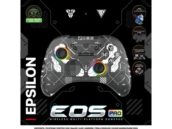 Joypad wireless Fantech WGP15 EOS PRO ORION multiplatform RGB crni
