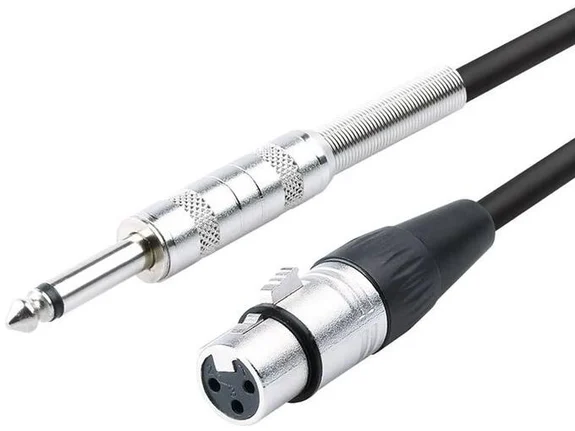 Mikrofonski kabel 6,3mm na XLR Zenski JWD-AU20 0,2m-0,5m