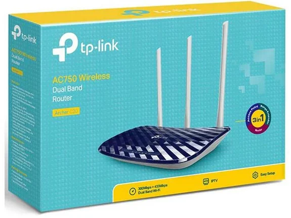 LAN Router TP-Link ARCHER C20 AC750 Dual-band
