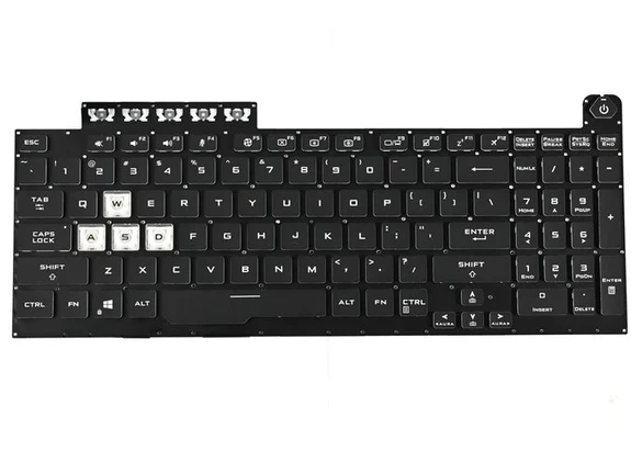 Tastatura za laptop Asus TUF Gaming FX506 FA506 FX706 FA706 veliki enter pozadinsko osvetljenje