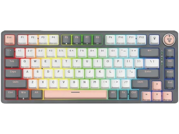 Tastatura mehanička Gaming Fantech MK913 RGB Atom PRO83 Wireless Saturn (RED switch)