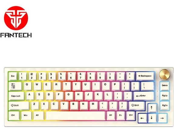 Fantech Tastatura mehanička Gaming MK858 RGB MaxFit67 space edition (white switch)