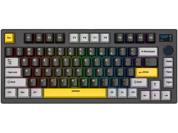 Fantech Tastatura mehanička Gaming MK910 RGB Vibe Maxfit 81 Vibrant Utility Wireless (Yellow switch)