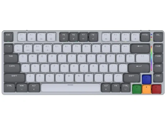 Fantech Tastatura mehanička Gaming MK915 RGB Maxfit AIR83 Wireless gray (red switch)
