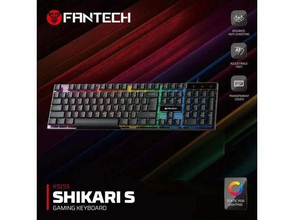 Tastatura Gaming Fantech K515S Shikari S crna