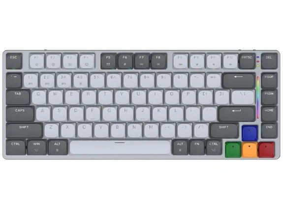 Fantech Tastatura mehanička Gaming MK915 RGB Maxfit AIR83 Wireless gray (brown switch)