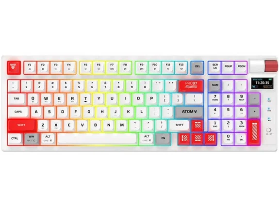 Fantech Tastatura mehanička Gaming MK918 RGB Atom PRO097 Wireless (blue switch)