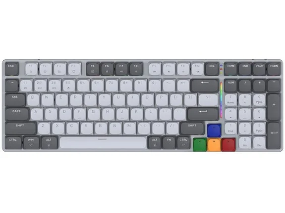Fantech Tastatura mehanička Gaming MK916 RGB Maxfit AIR99 Wireless gray (red switch)